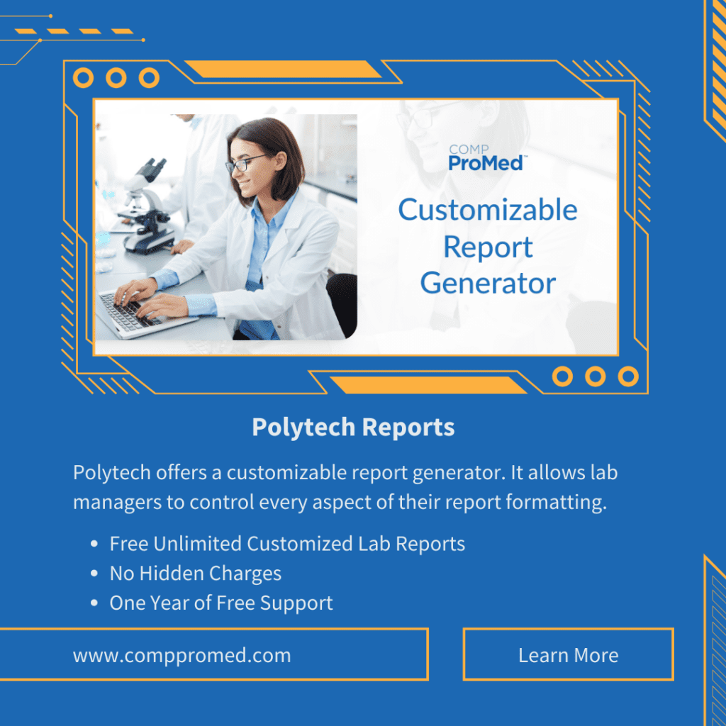 Polytech LIS: Reports - Comp Pro Med